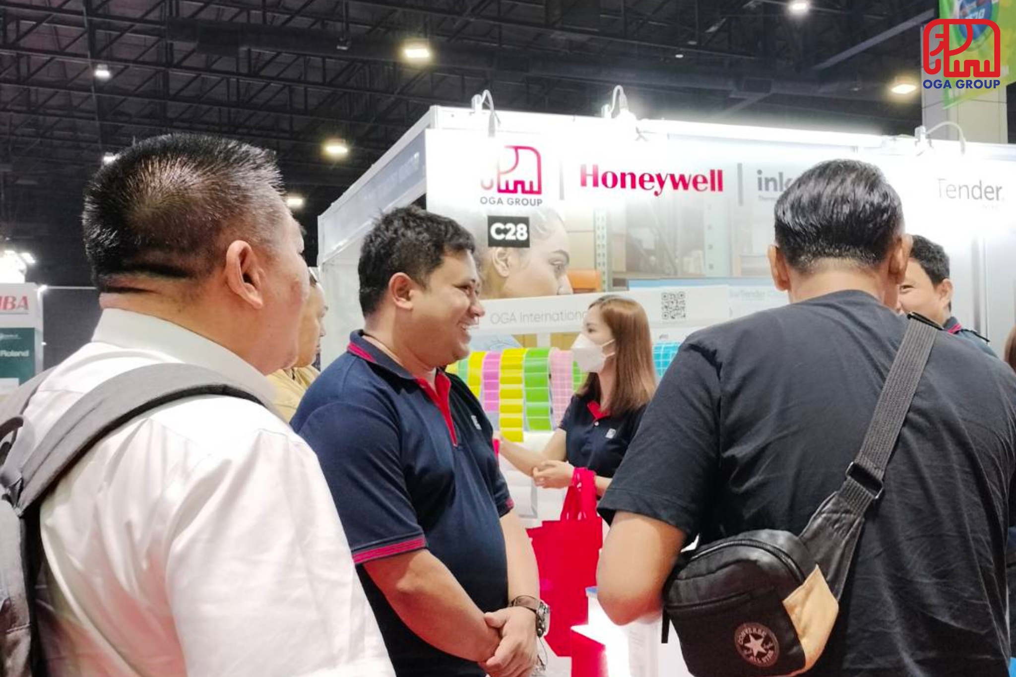 บรรยากาศงานออกบูธของ OGA International ในงาน Print Tech Expo 2024 - OGA